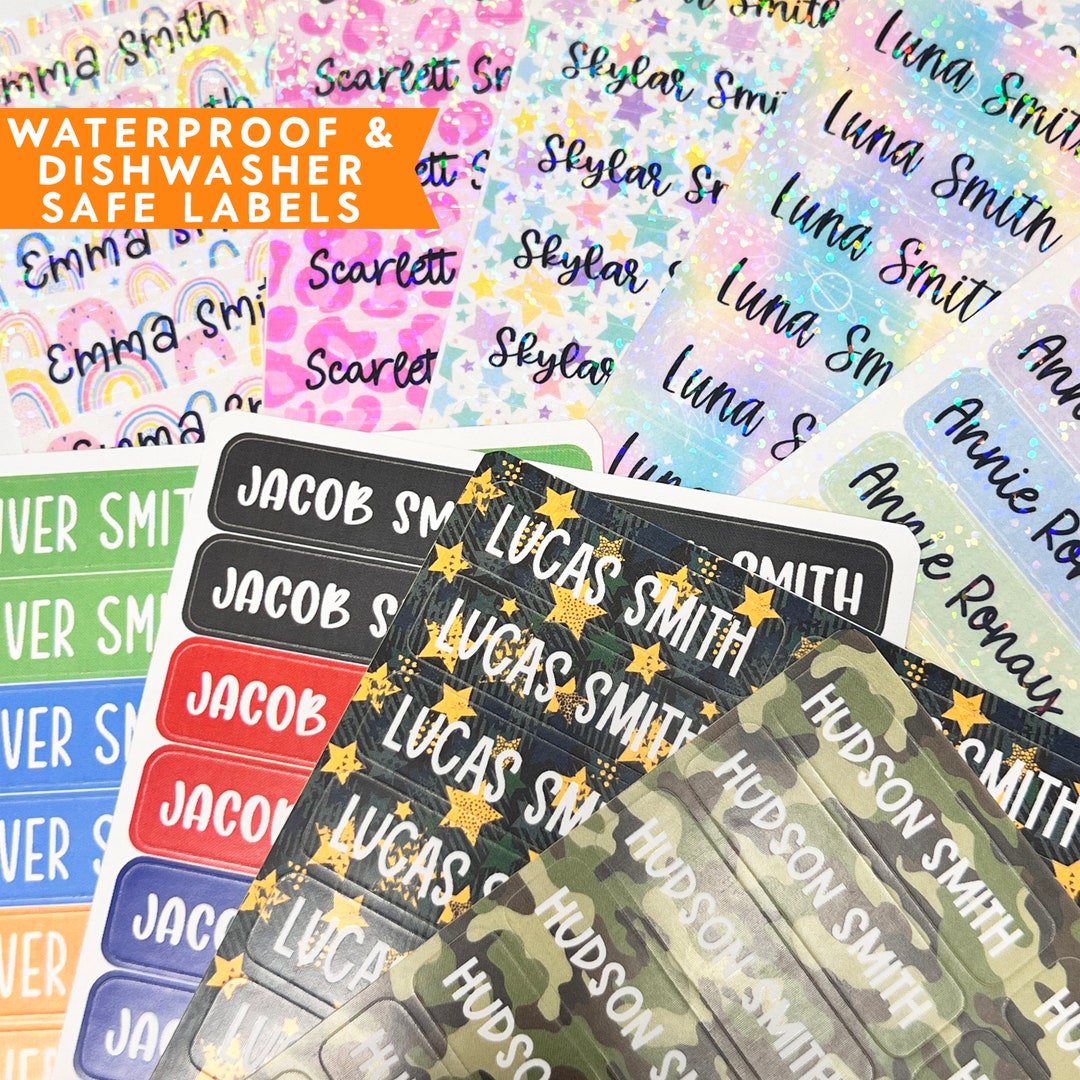 Daycare Name Labels, Kids Name Stickers, Preschool Name Labels ...