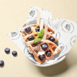 Personalized Food Safe Paper, Custom Logo Deli Paper, Food Wrapping ...