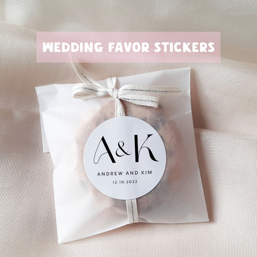 CUSTOM Stickers, Custom Wedding Favor Stickers, Personalized Stickers ...