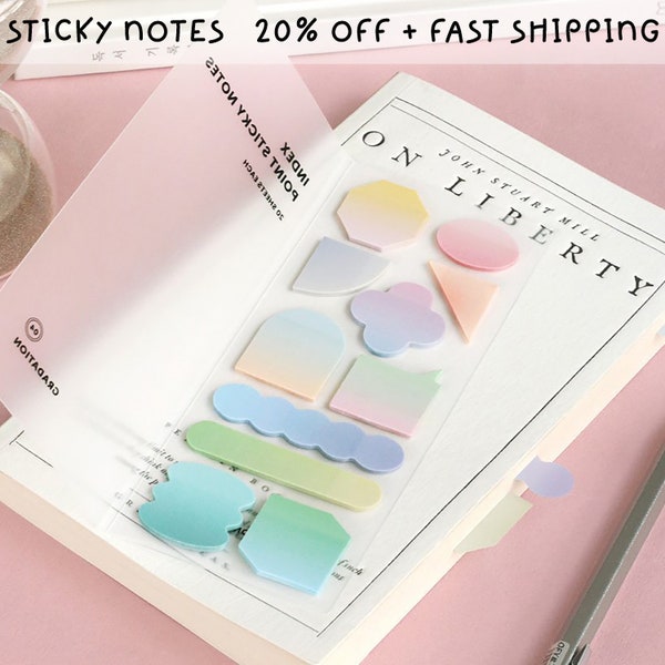 Pastel Sticky Notes - Etsy