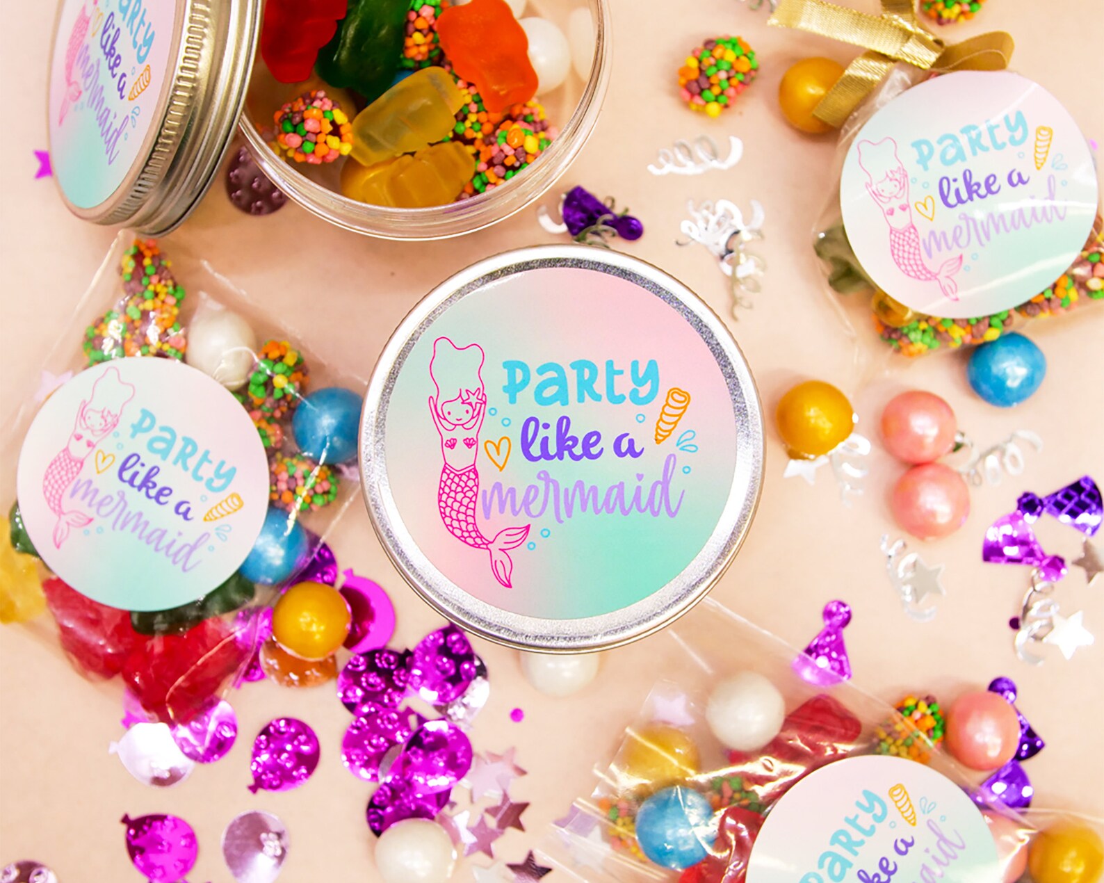 CUSTOM Birthday Stickers Party Favor Stickers Custom - Etsy