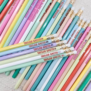CUSTOM Pencils, Personalized Pencils, Name Pencil, Back to School, Gift ...