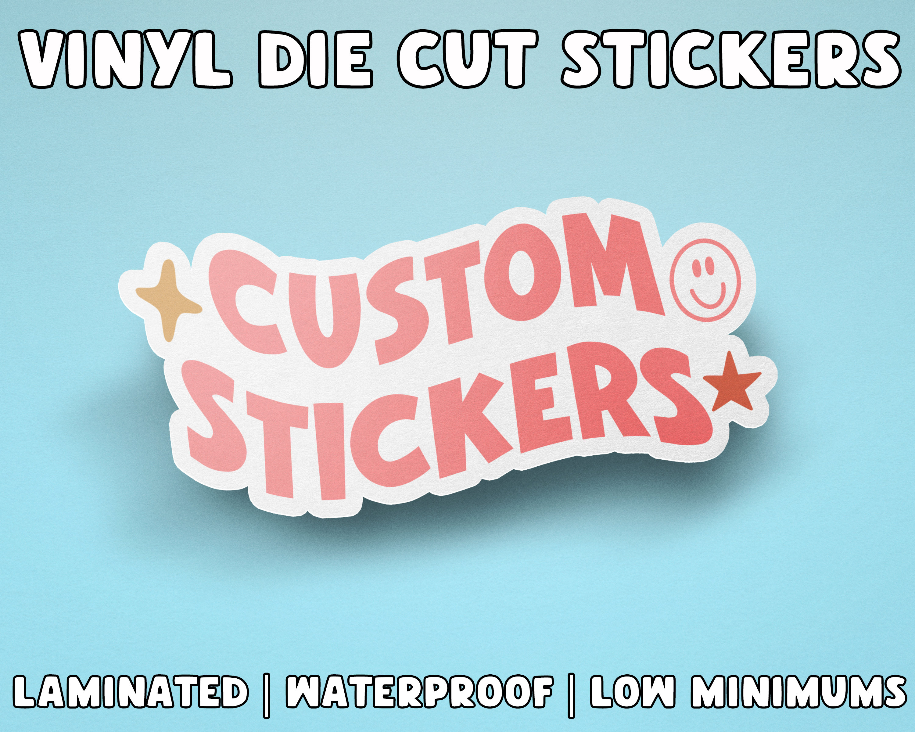 Custom Die Cut Stickers Waterproof Vinyl Stickers Custom - Etsy