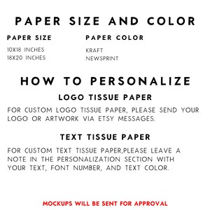 Custom Printed Packaging Paper, Custom Logo Packaging Paper, Custom ...