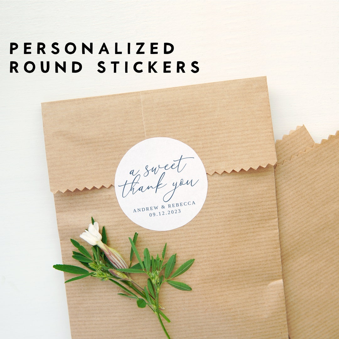 CUSTOM Round Stickers, Custom Logo Stickers, Personalized Stickers ...