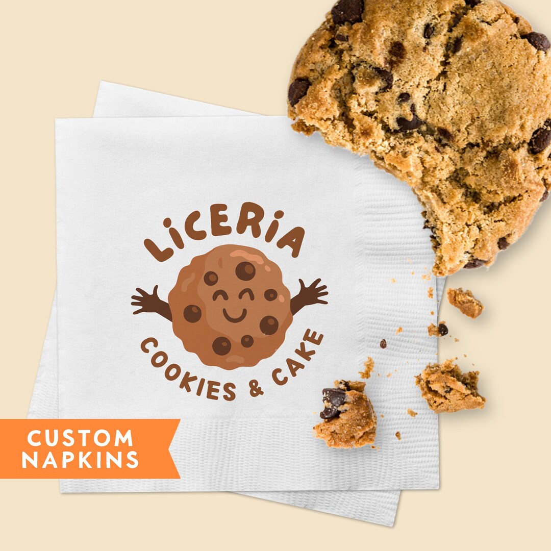 Custom Napkins, Personalized Napkins, Cocktail Napkins, Custom Logo ...