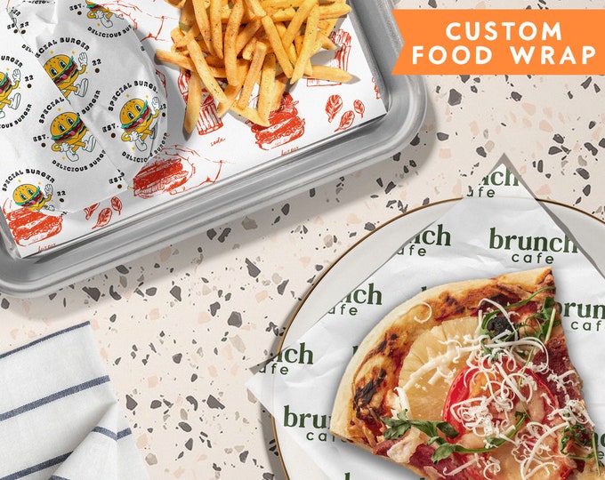 Food Safe Paper, Wedding Food Wrap, Food Tray Liner, Food Truck Wedding ...