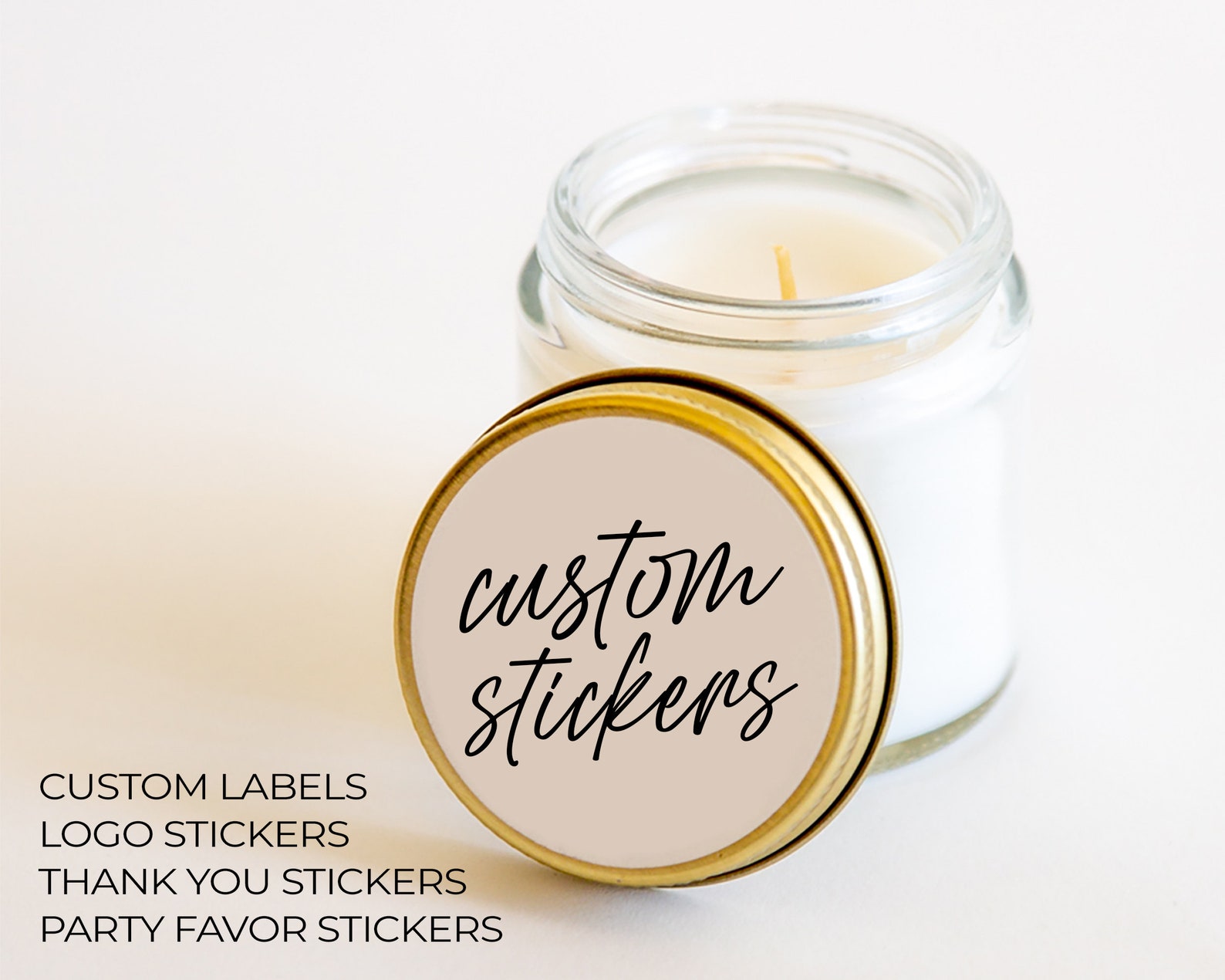 CUSTOM Stickers Roll, Custom Logo Stickers, Custom Label Roll ...