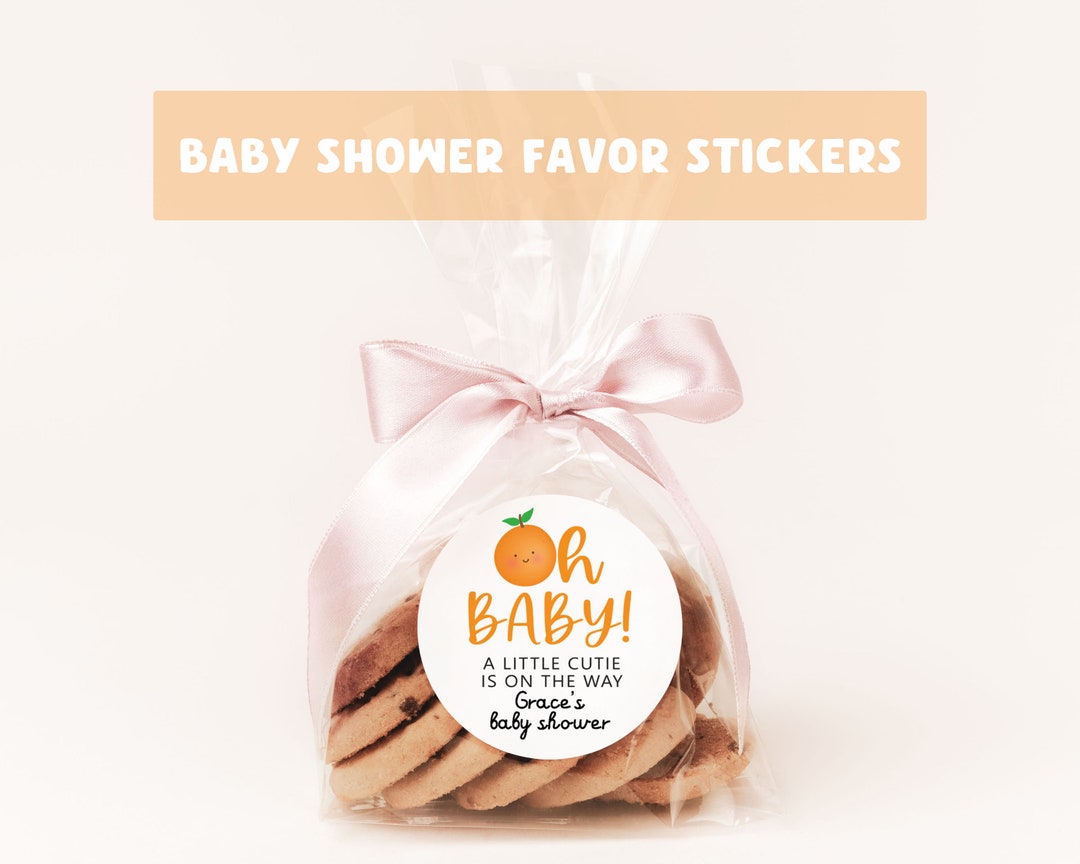CUSTOM Stickers, Custom Baby Shower Stickers, Personalized Stickers ...