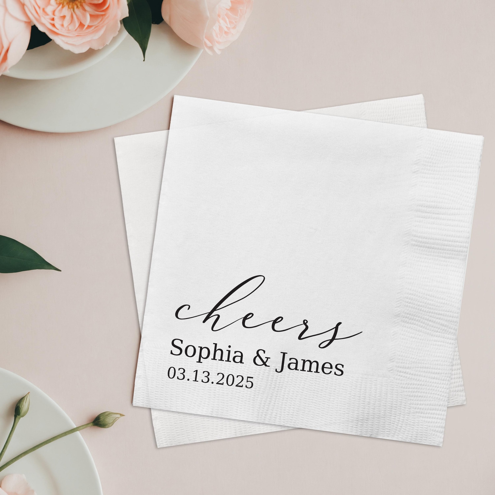 Custom Napkins, Personalized Napkins, Cocktail Napkins, Custom Logo ...