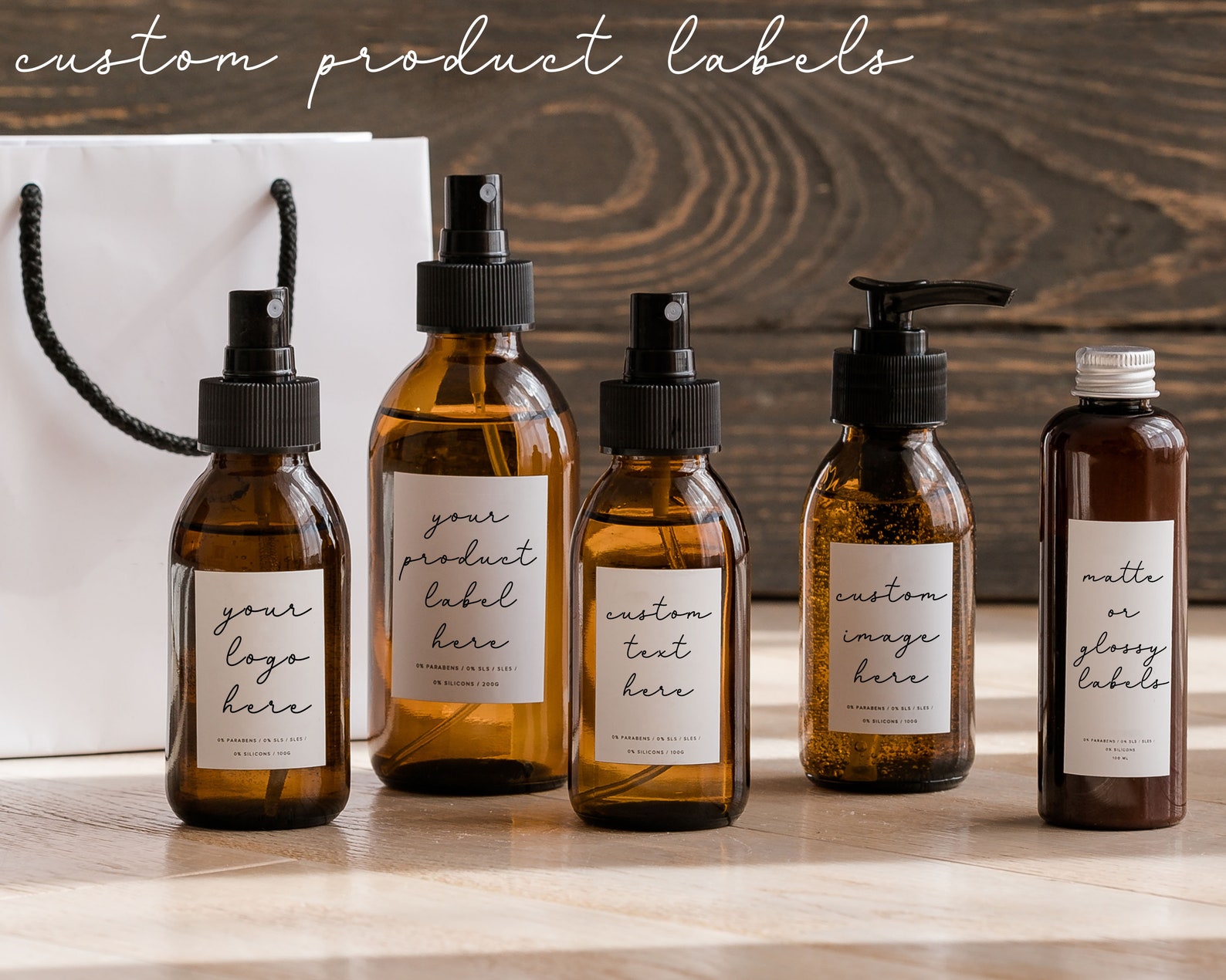 CUSTOM Product Labels Custom Logo Stickers Personalized | Etsy