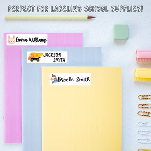 Kids Name Stickers, Daycare Name Labels, Preschool Name Labels ...
