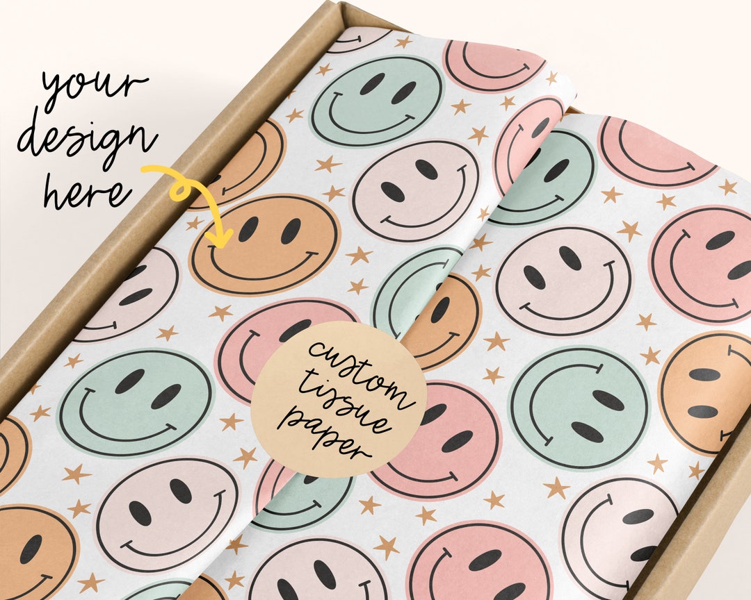 CUSTOM Tissue Paper Personalized Tissue Paper Custom Logo - Etsy