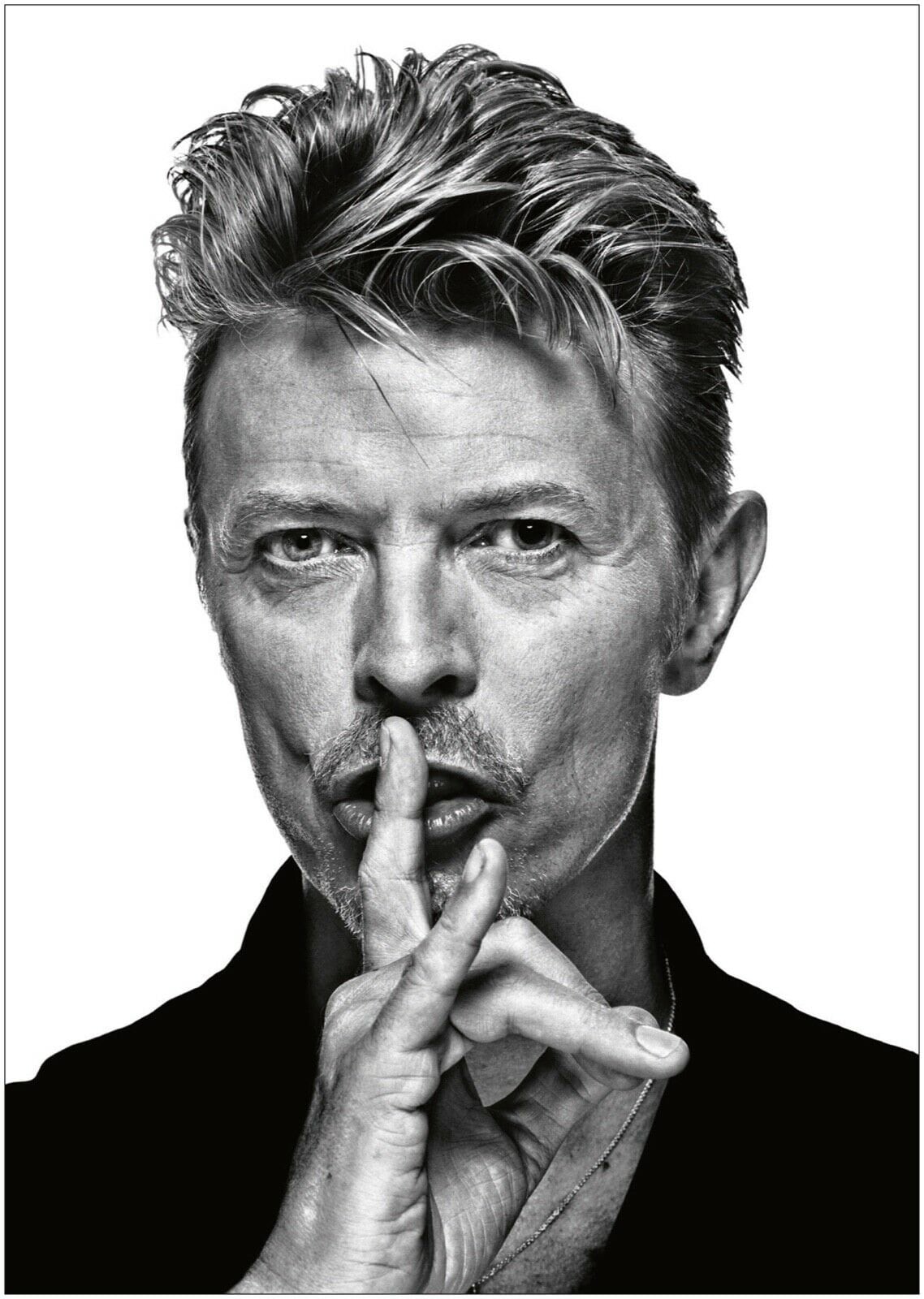 David Bowie Shhh Vintage Large Poster Art Print | Etsy