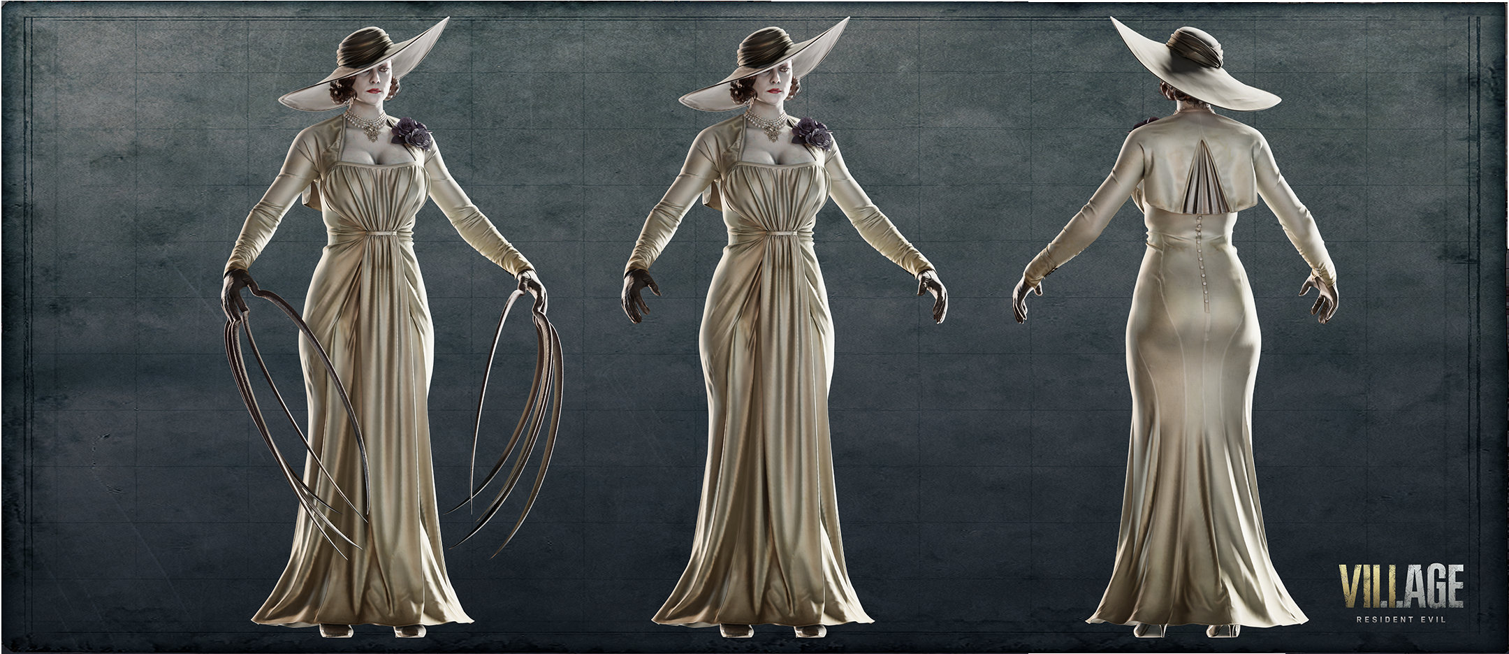 Lady Dimitrescu kunst poster Resident Evil Village 8 poster | Etsy