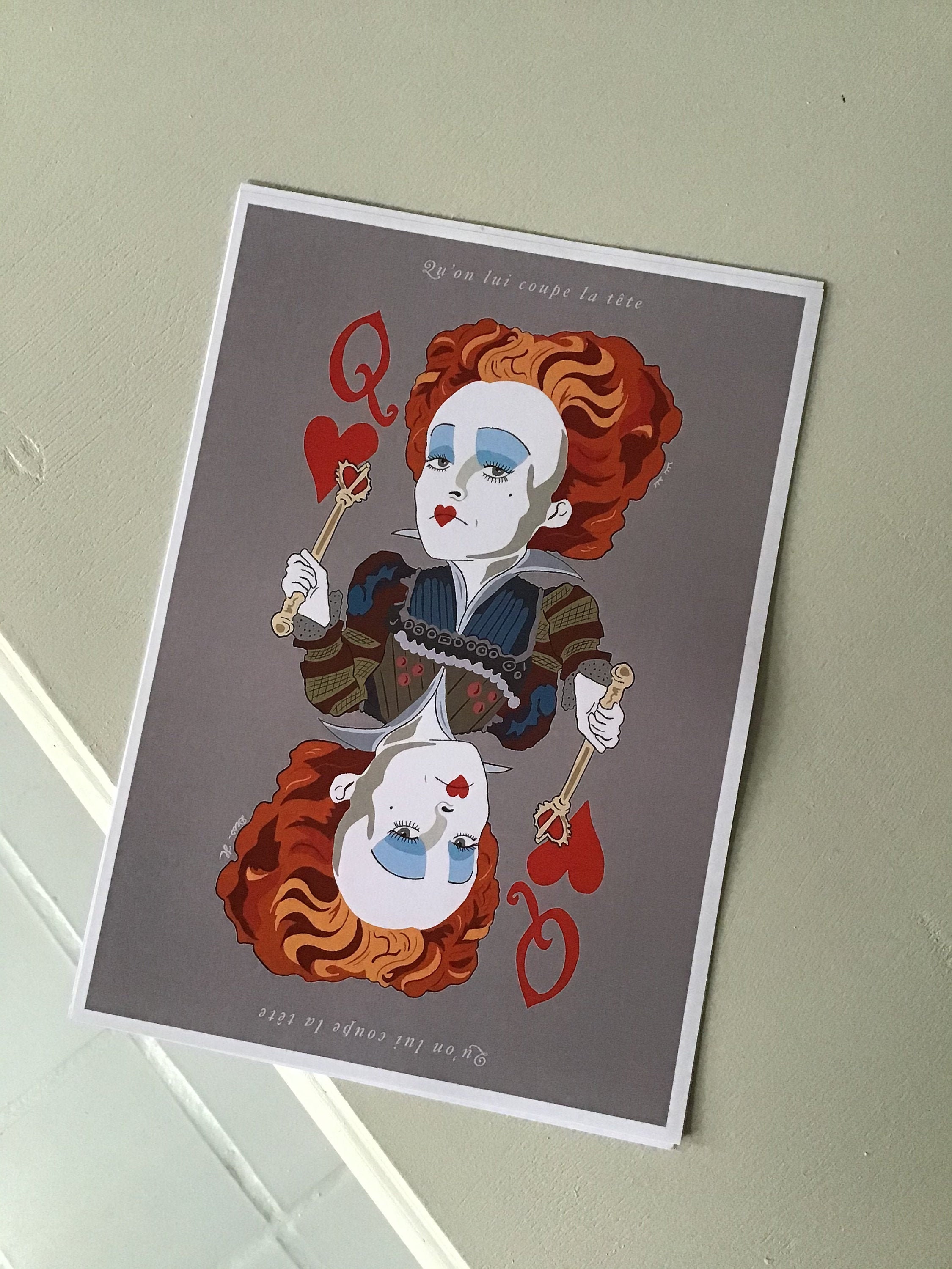 Red Queen Poster - Etsy
