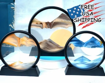 Moving Sand Art | Etsy