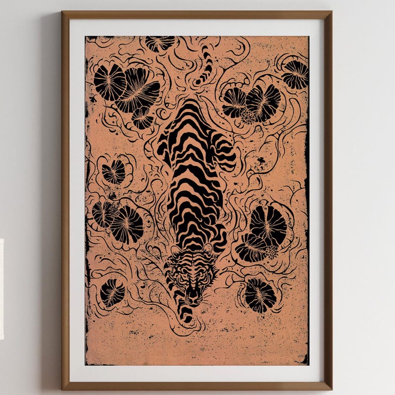 Tiger Print - Etsy