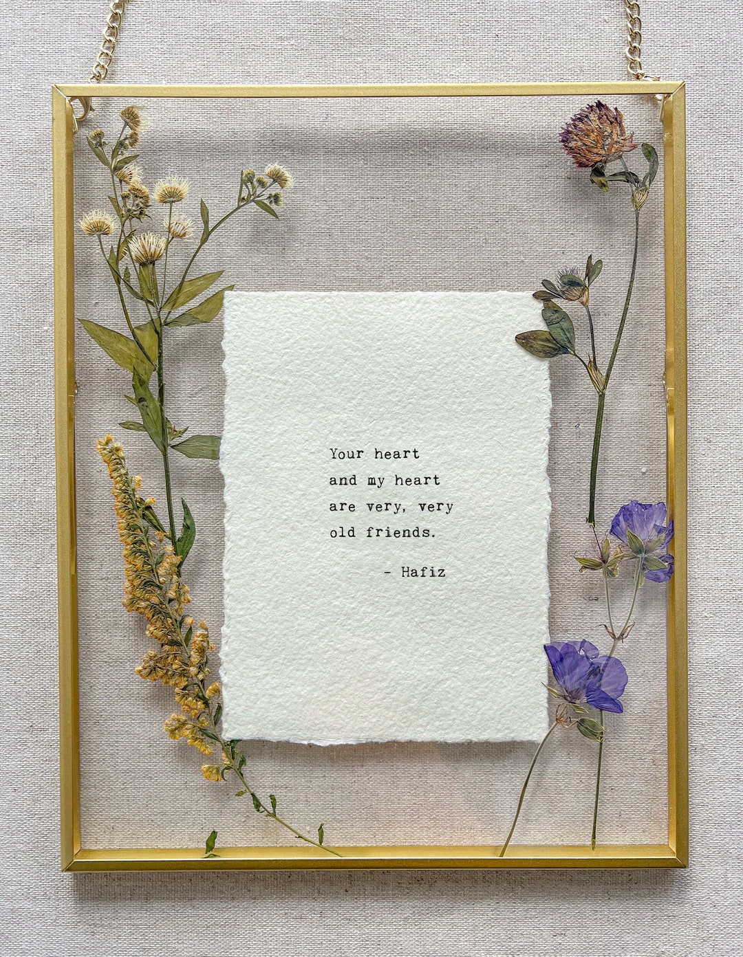 Handtyped Love Poem Hafiz Your Heart Inspirational Qoute Art Poetry ...