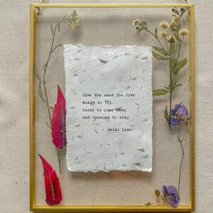 Handtyped Love Qoute of Dalai Lama Inspirational Art Poem, Poetry Typed ...