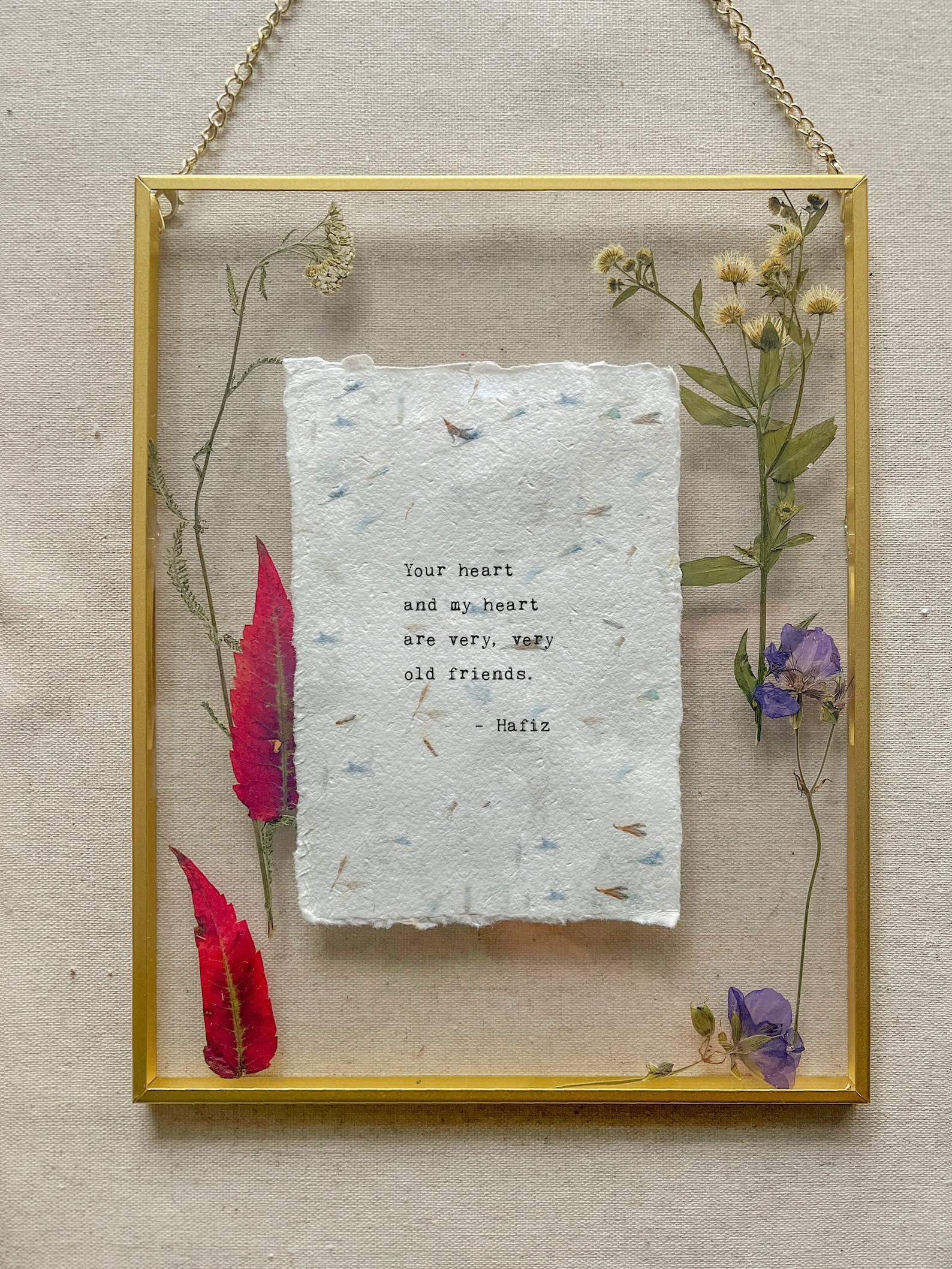 Handtyped Love Poem Hafiz Your Heart Inspirational Qoute Art Poetry ...