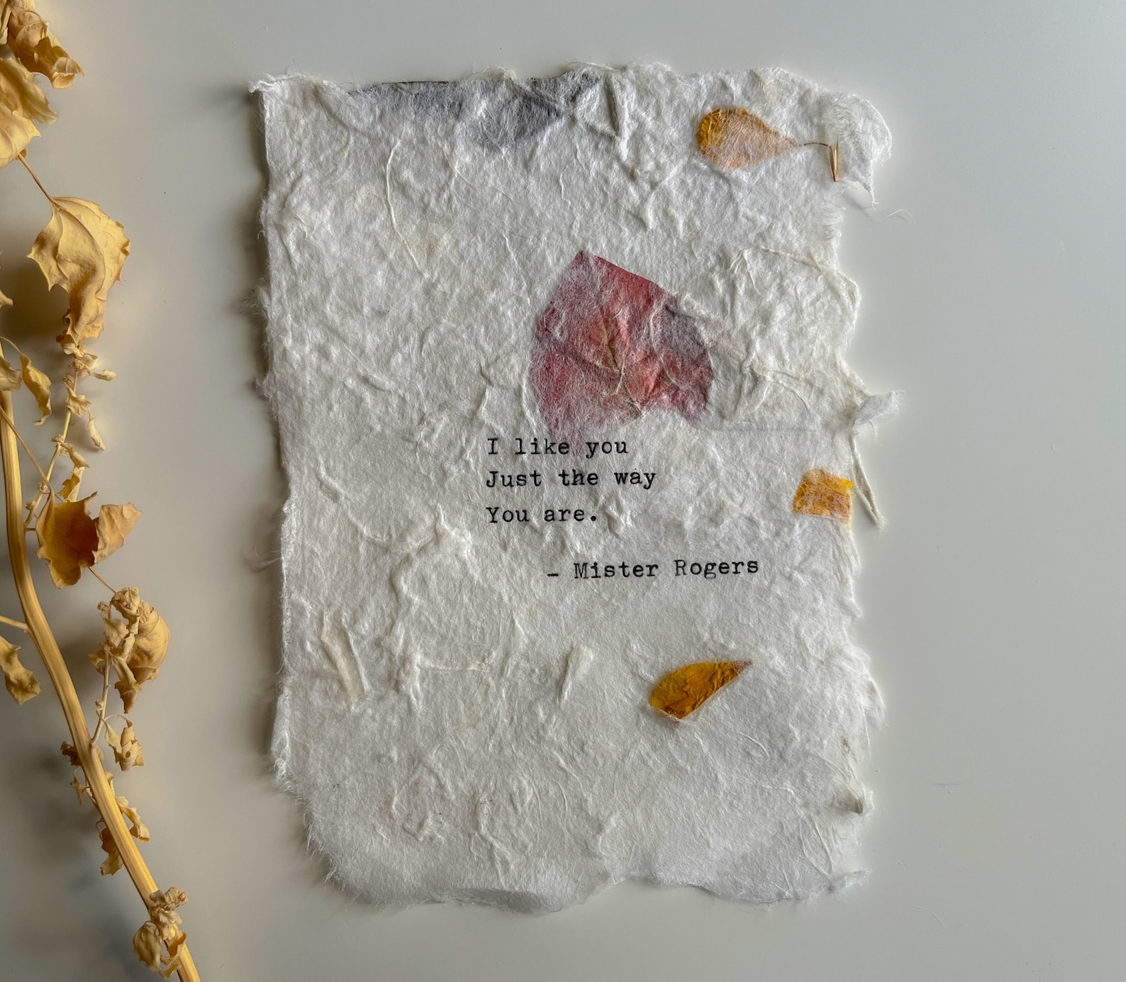 Custom Handtyped Personalized Poem Art Typed on Handmade Artisan ...