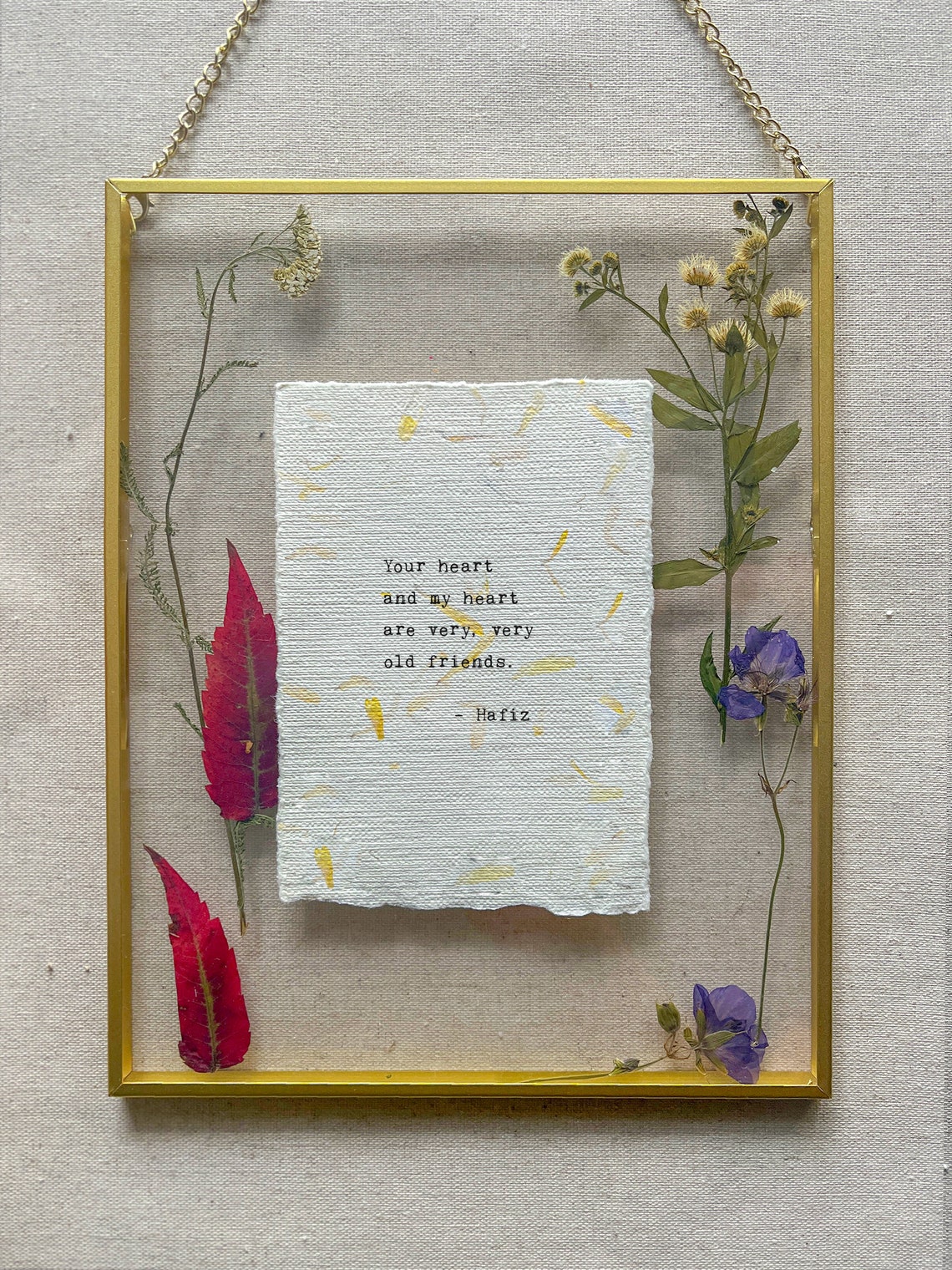 Handtyped Love Poem Hafiz Your Heart Inspirational Qoute Art Poetry ...