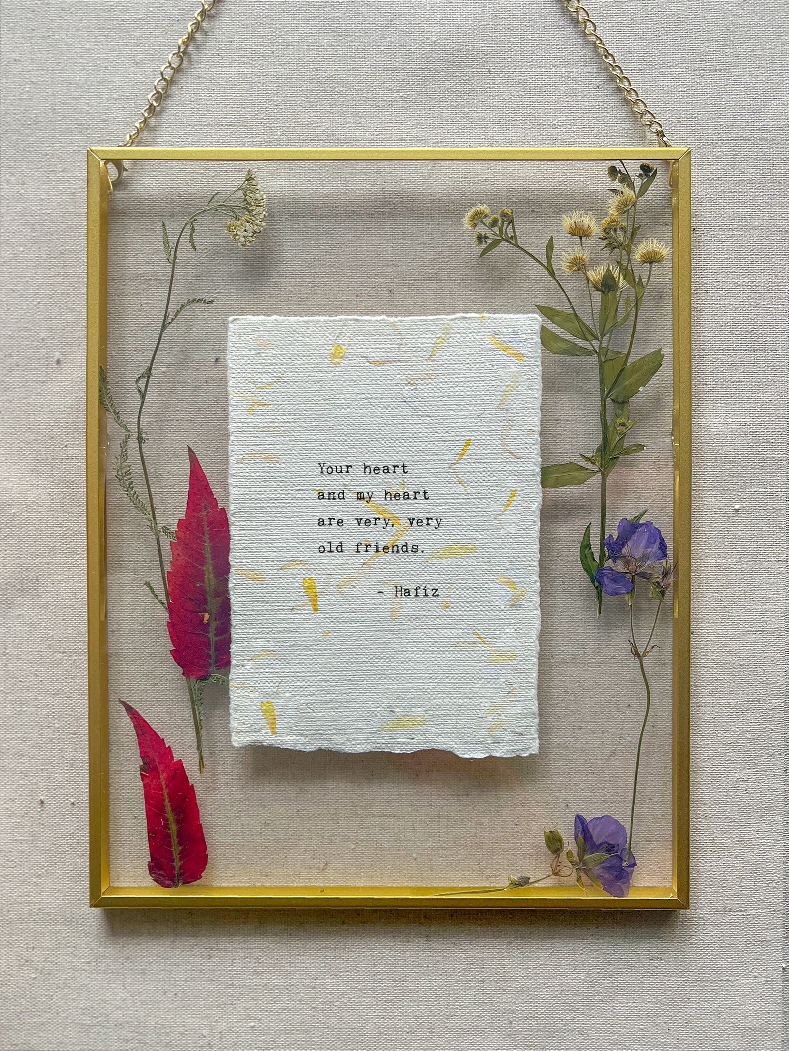 Handtyped Love Poem Hafiz Your Heart Inspirational Qoute Art Poetry ...