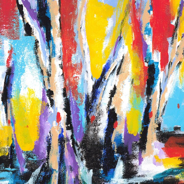 Abstract Forest Art - Etsy
