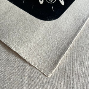 Lino Print "lord Frith" Sun God Mandala Watership Down Deity Blockprint ...