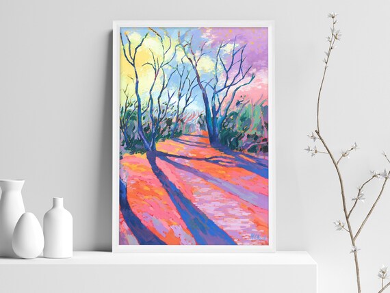 Miniature sunset print Art & Collectibles Miniatures etna.com.pe