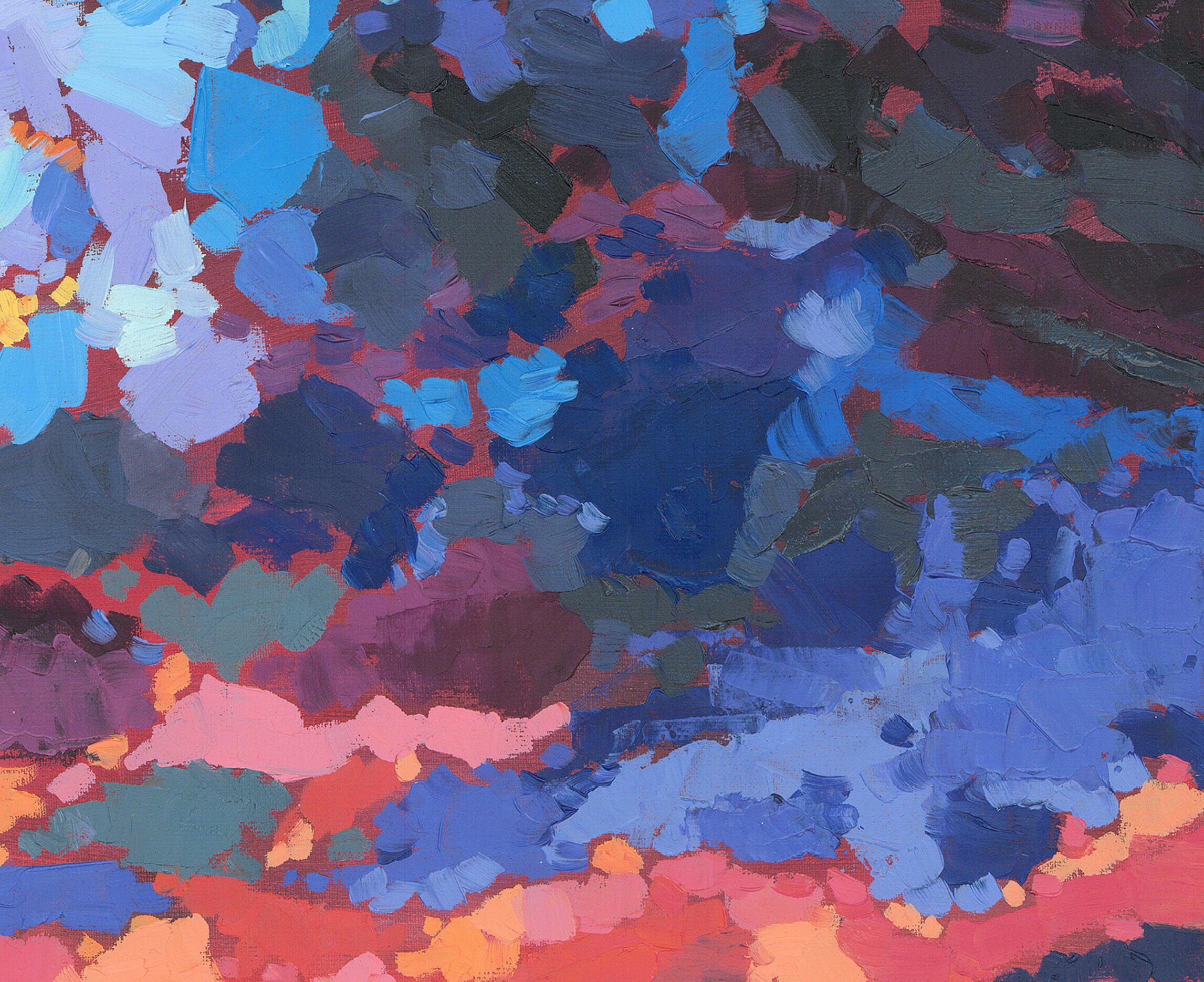 Sea Beach Sunset in Spain Original Oil Painting Contemporary - Etsy