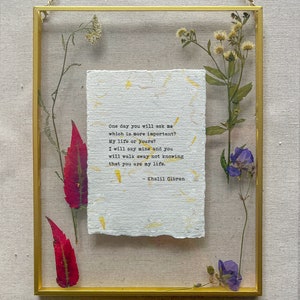 Custom Handtyped Personalized Poem Art Typed on Handmade Artisan ...