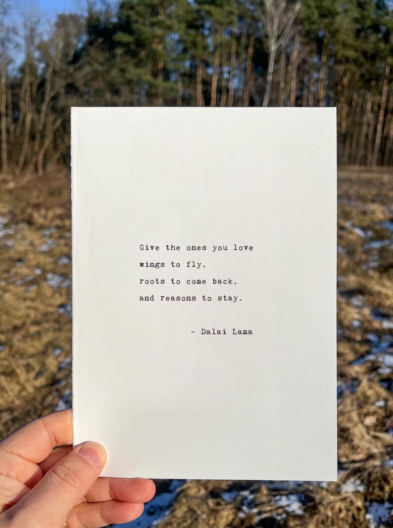 Personalised Handtyped Poem Art, Custom Inspirational Qoute From Book ...