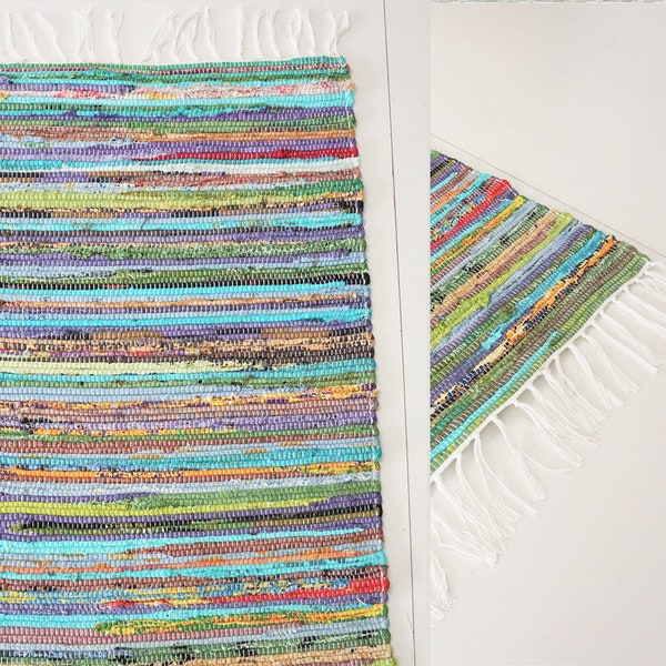 Rag Rug - Etsy