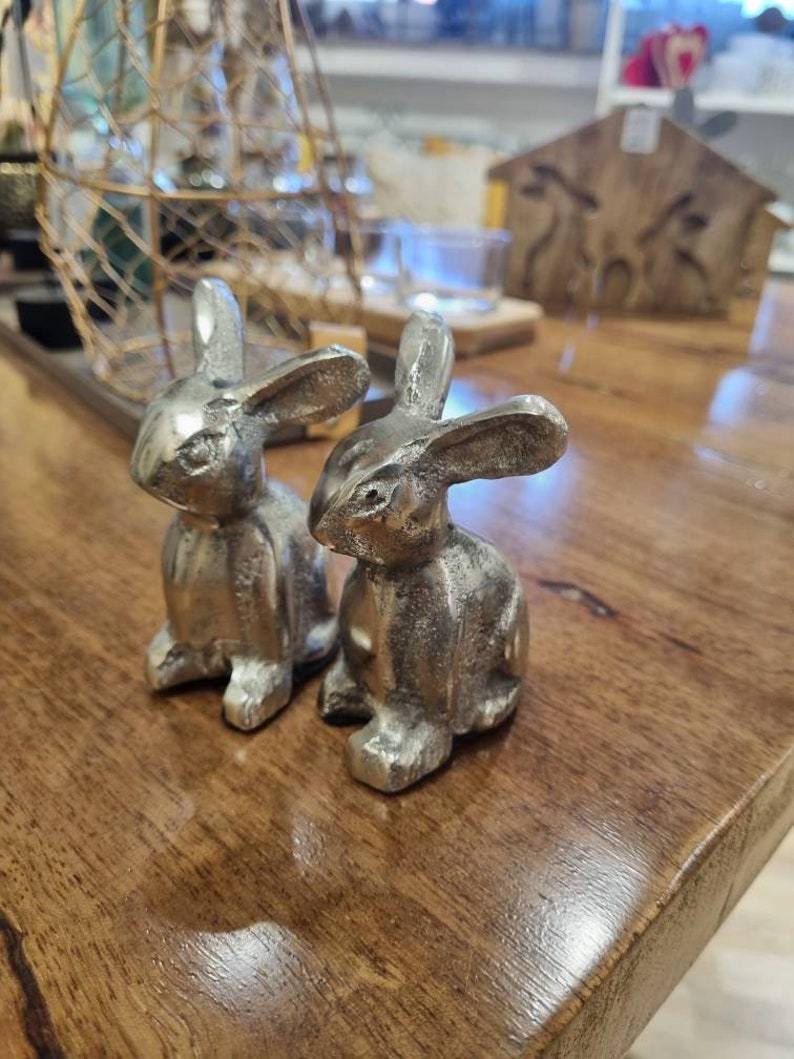 Bunny Easter Bunny Made of Metal Easter Bunny Shabby Chic - Etsy