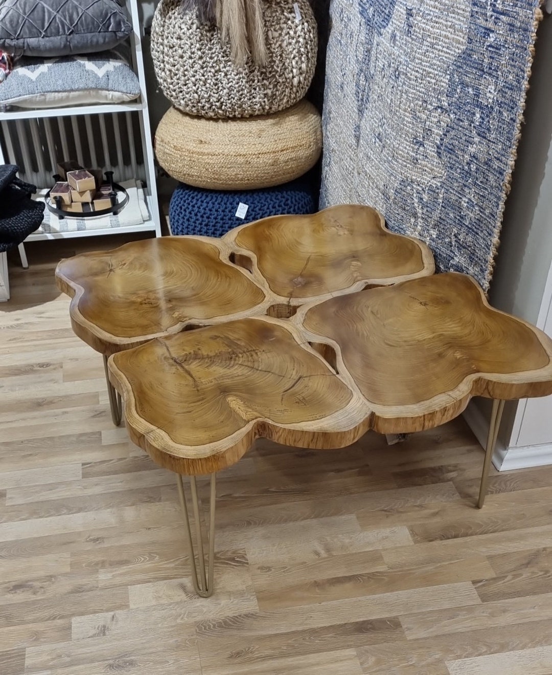 Couch Table Coffee Table , Designer Table Tree Disc, Rustic Coffee ...