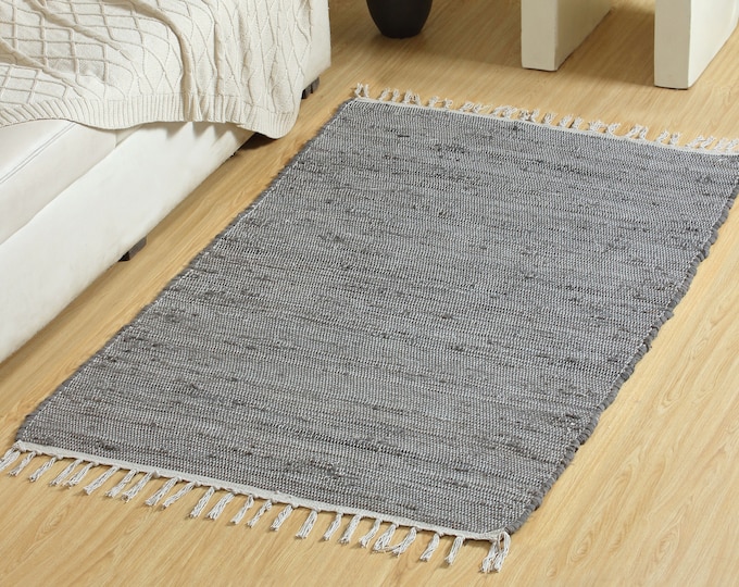 Boho Area Rug, Chindi Rug, Area Rag Rug, Home Indian Carpet, Floor ...