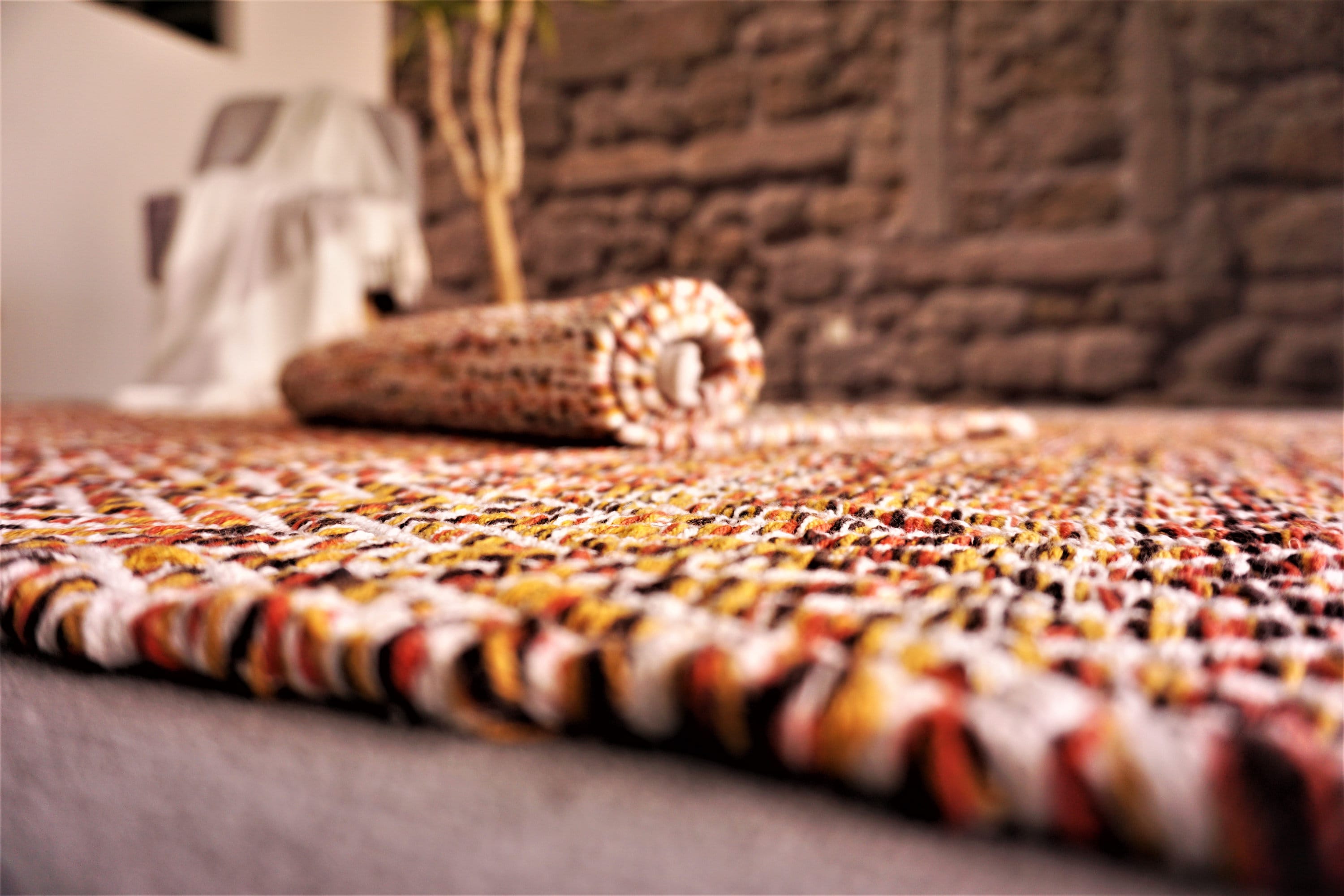 Hand-woven Rug Made of Scandinavian Cotton Multi-colored - Etsy