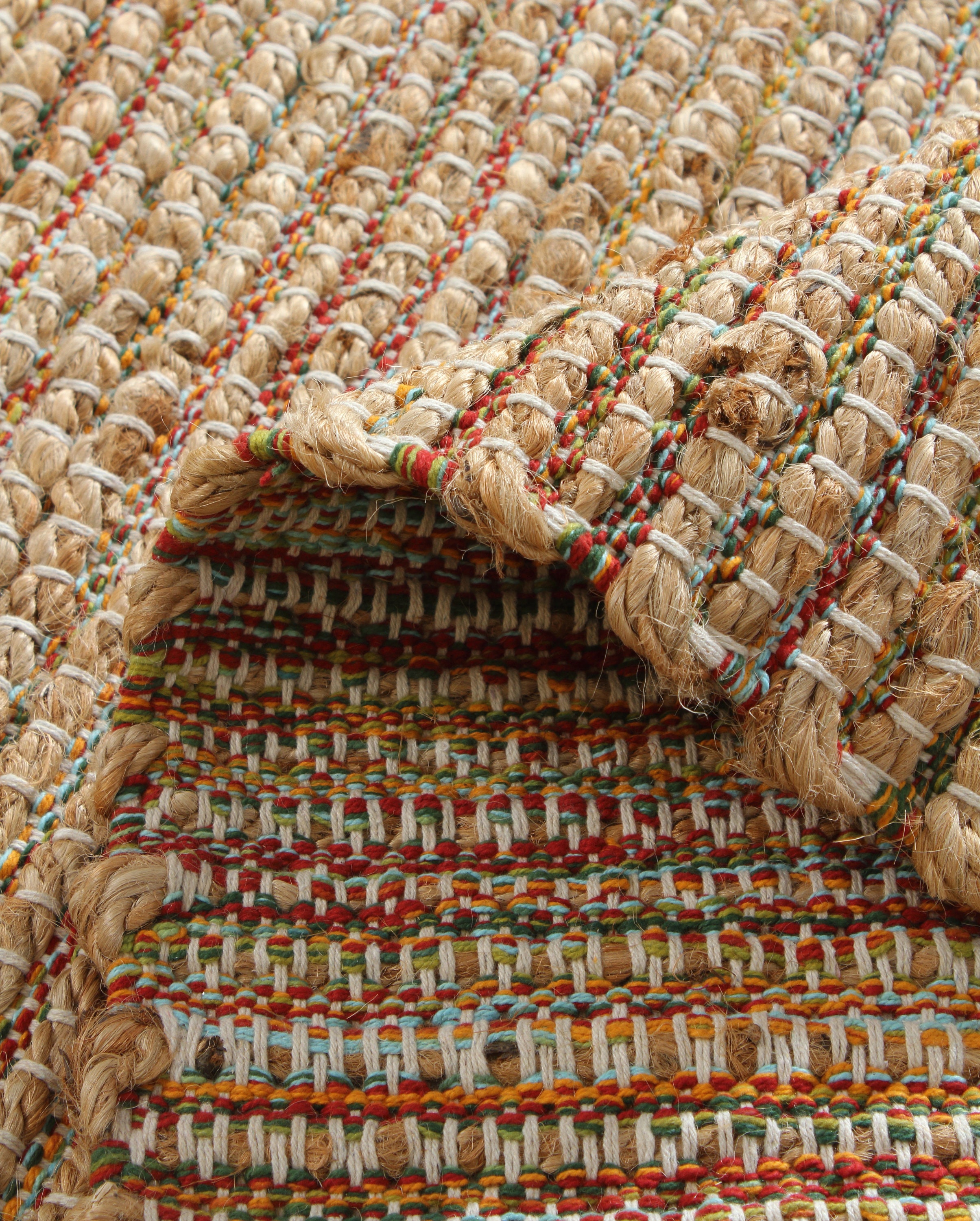 Large Rug - Jute Floor Rug - Handmade Natural Jute Rug - Boho Rug ...