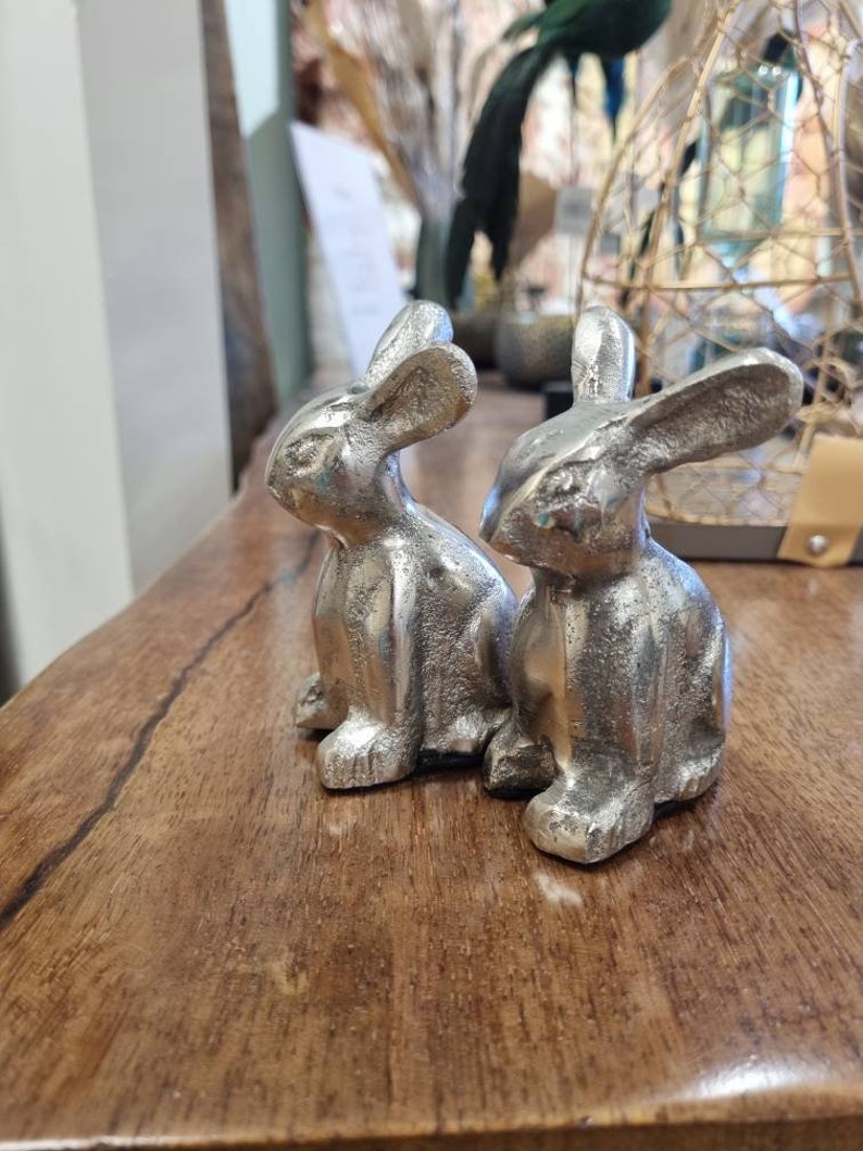 Bunny Easter Bunny Made of Metal Easter Bunny Shabby Chic - Etsy