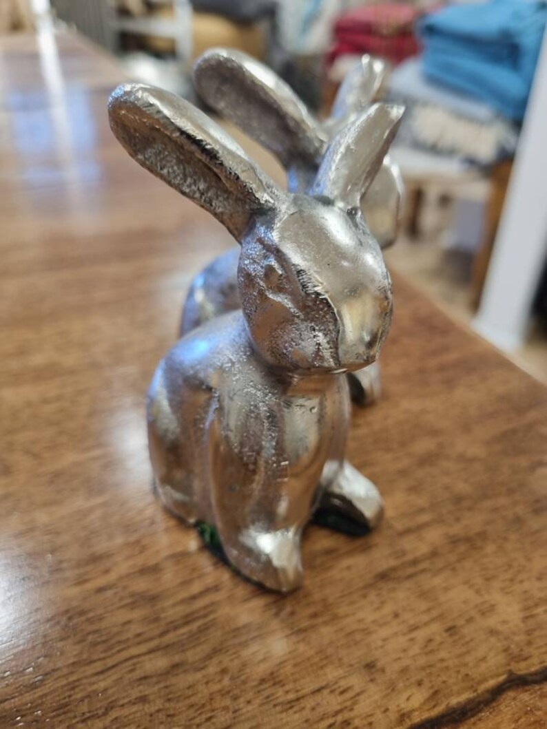 Bunny Easter Bunny Made of Metal Easter Bunny Shabby Chic - Etsy