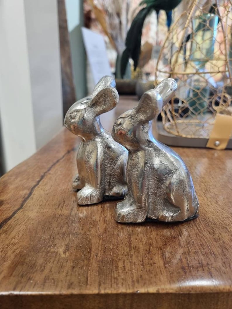 Bunny Easter Bunny Made of Metal Easter Bunny Shabby Chic - Etsy