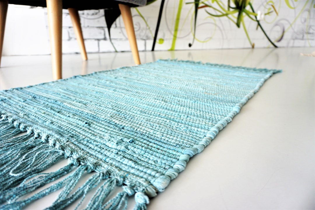 Handmade Chindi Rug Made From 100% Recycled Fabrics - Etsy