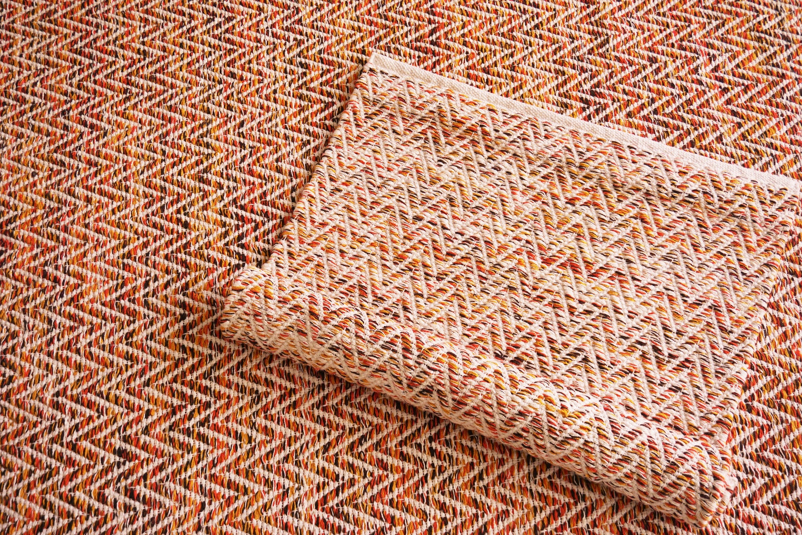 Hand-woven Rug Made of Scandinavian Cotton Multi-colored - Etsy