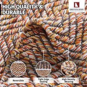 Hand-woven Rug Made of Scandinavian Cotton Multi-colored - Etsy