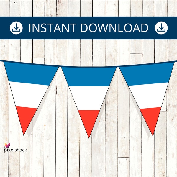French Flag Printable - Etsy