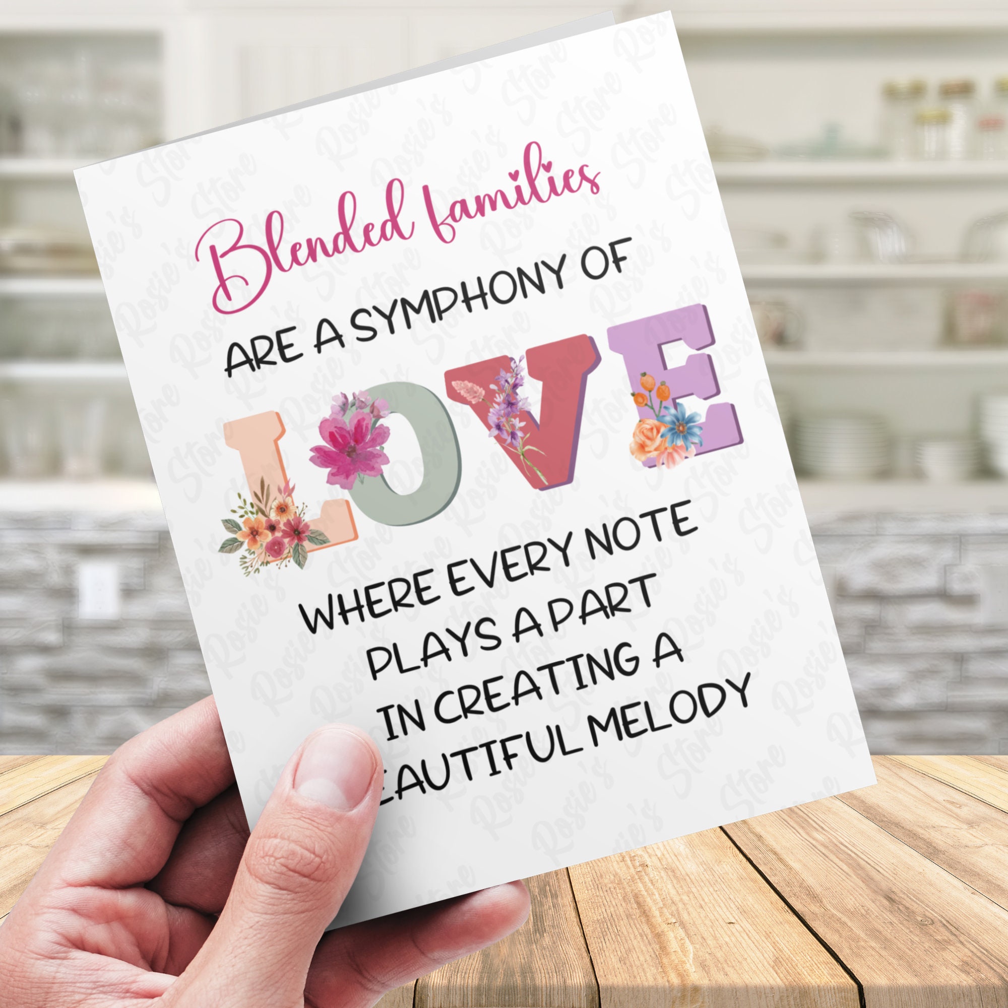 Adoption Card • Printable Card • Digital Download • Love Makes a Family ...
