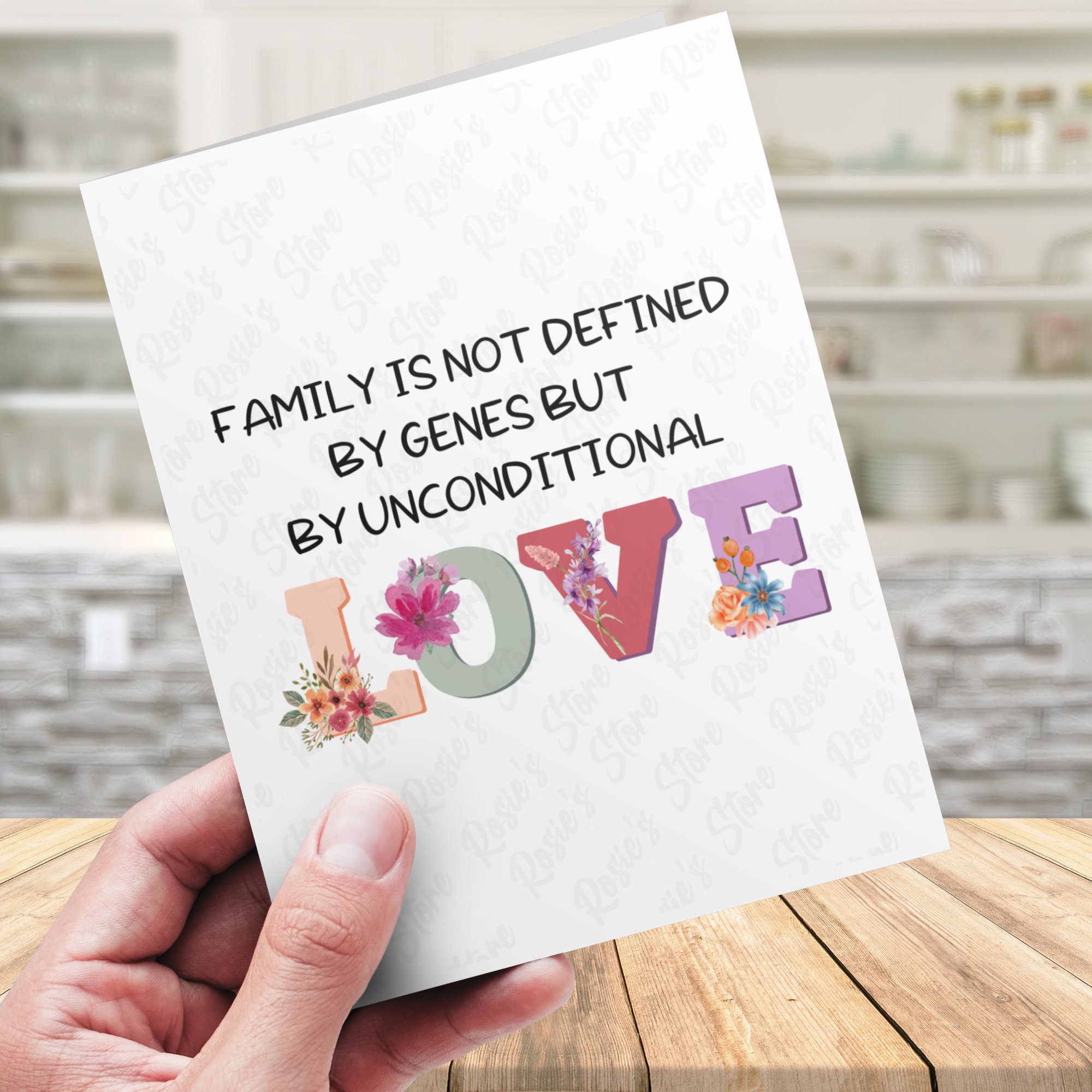 Adoption Card • Printable Card • Digital Download • Love • Christmas ...