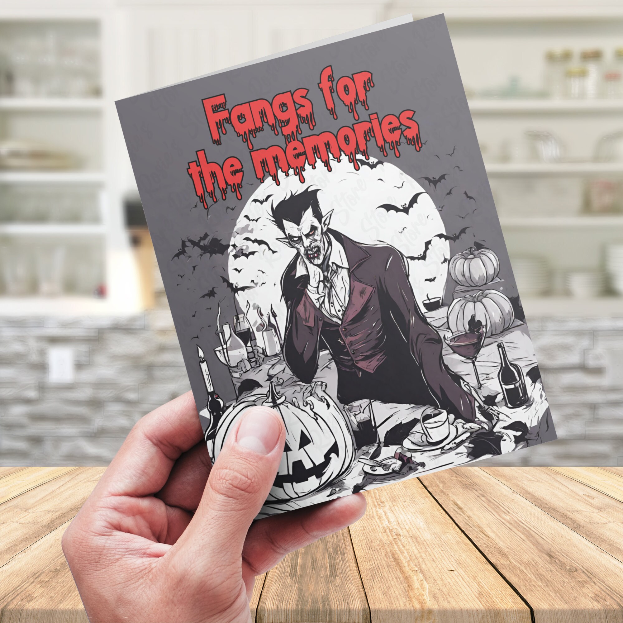 Halloween Thank You Greeting Card Printable Card Digital - Etsy